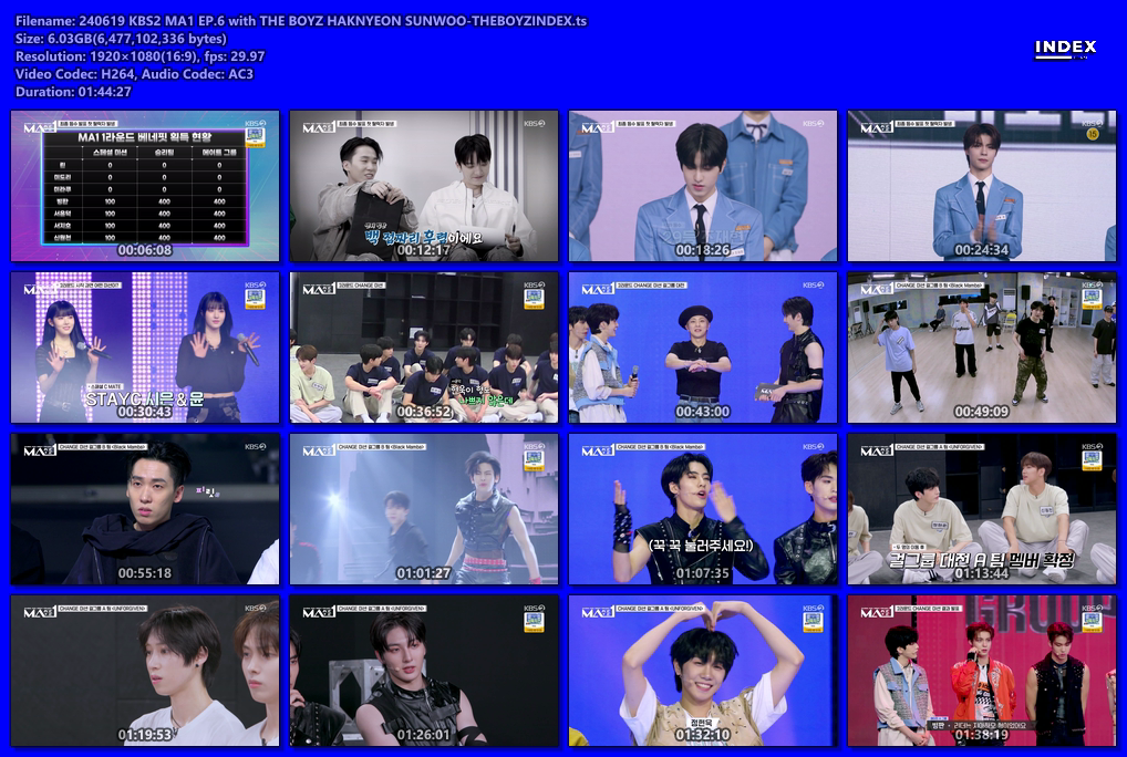 240619 KBS2 MA1 EP.6 with THE BOYZ HAKNYEON SUNWOO