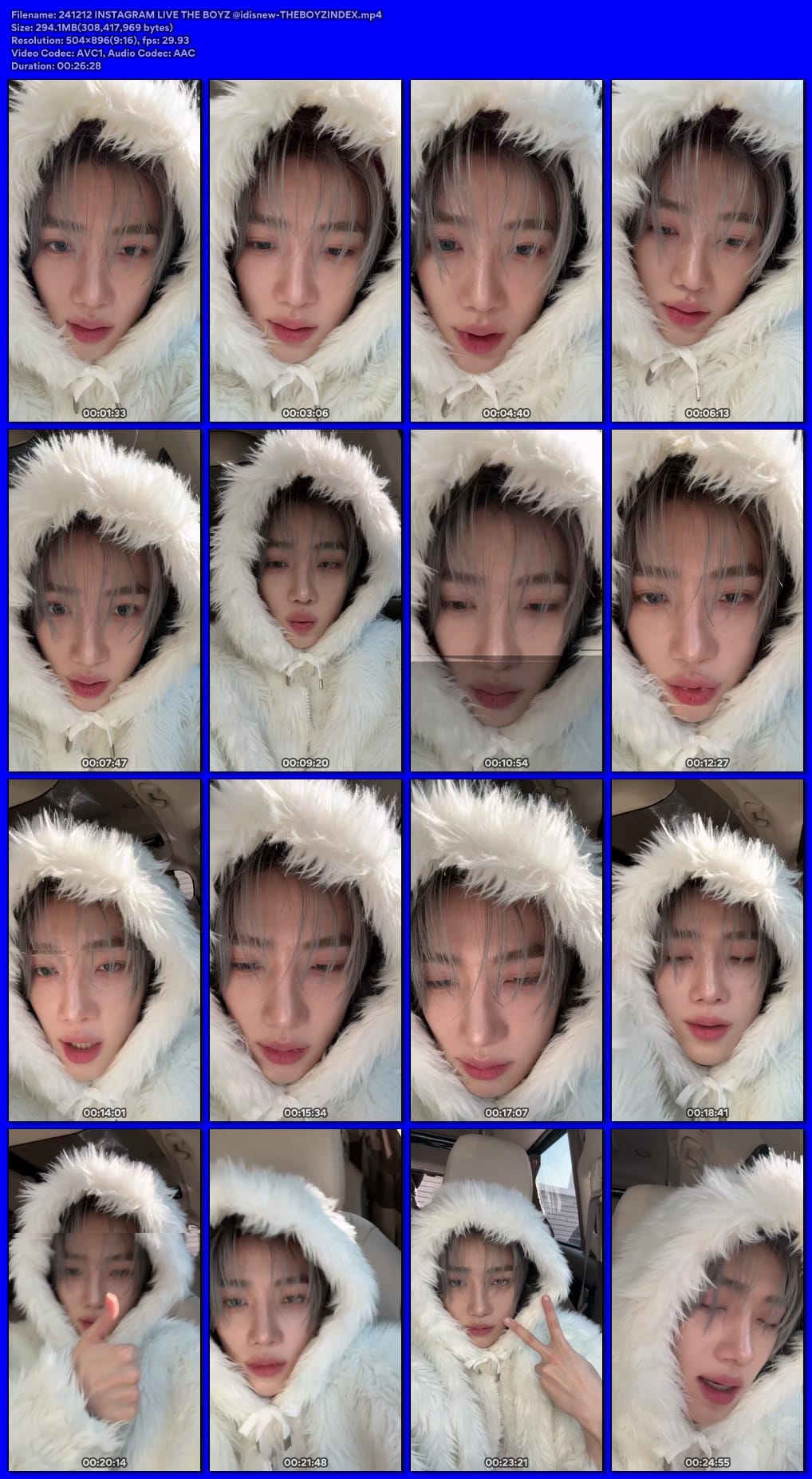 241212 INSTAGRAM LIVE THE BOYZ @idisnew