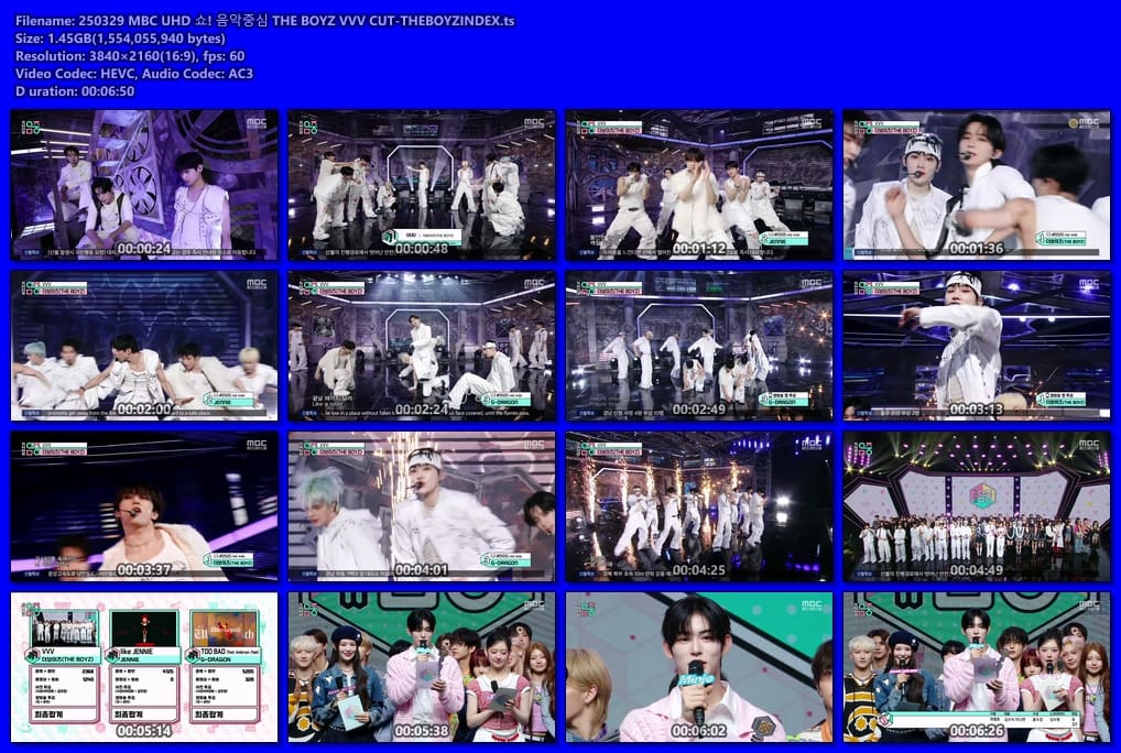 250329 MBC UHD 쇼! 음악중심 THE BOYZ