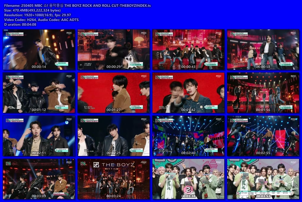 250405 MBC 쇼! 음악중심 THE BOYZ ROCK AND ROLL CUT