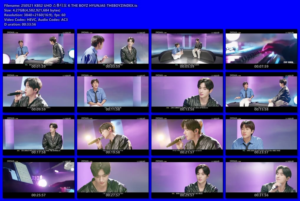 250521 KBS2 UHD 스튜디오 K THE BOYZ HYUNJAE