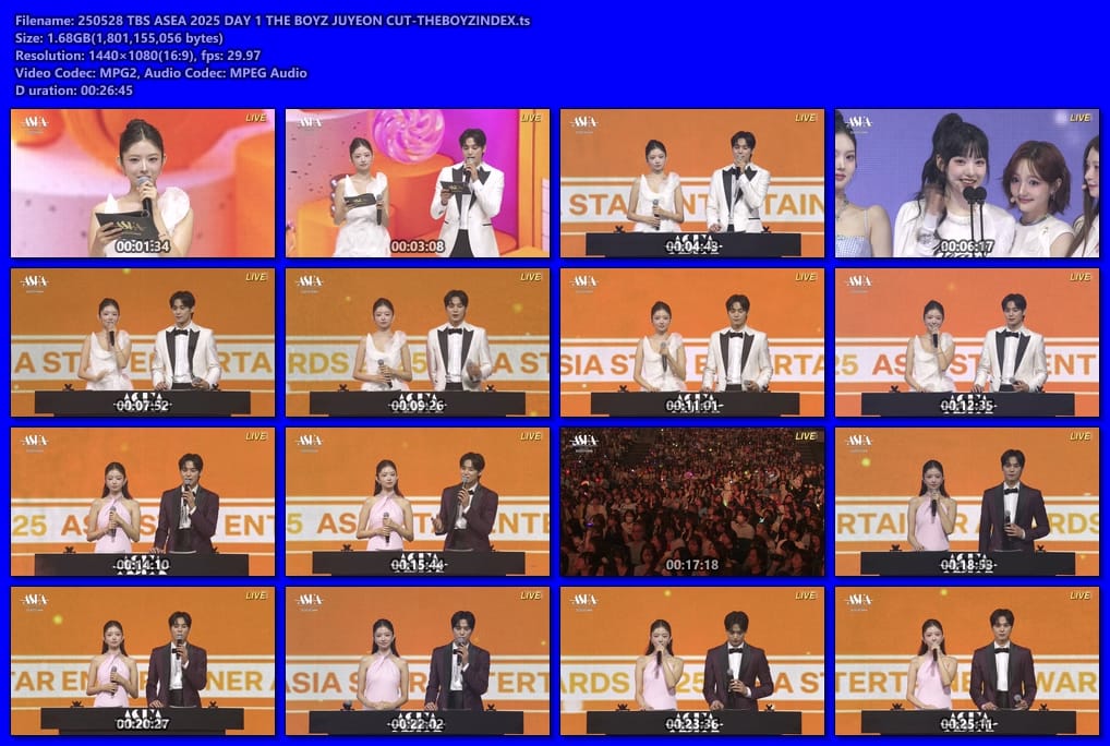 250528 TBS ASEA 2025 DAY 1 THE BOYZ JUYEON CUT