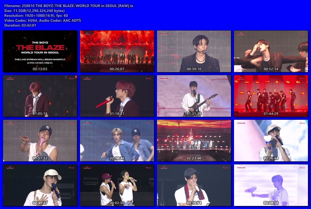 250810 THE BOYZ〈THE BLAZE〉WORLD TOUR in SEOUL [RAW]