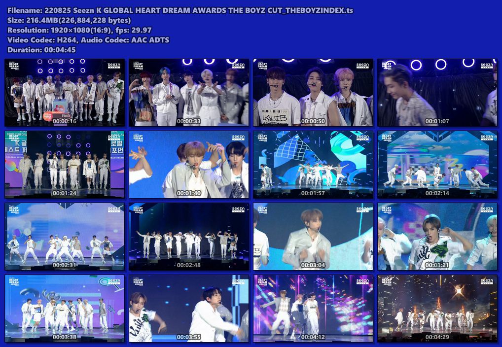 220825 SIG/Seezn K GLOBAL HEART DREAM AWARDS THE BOYZ CUT