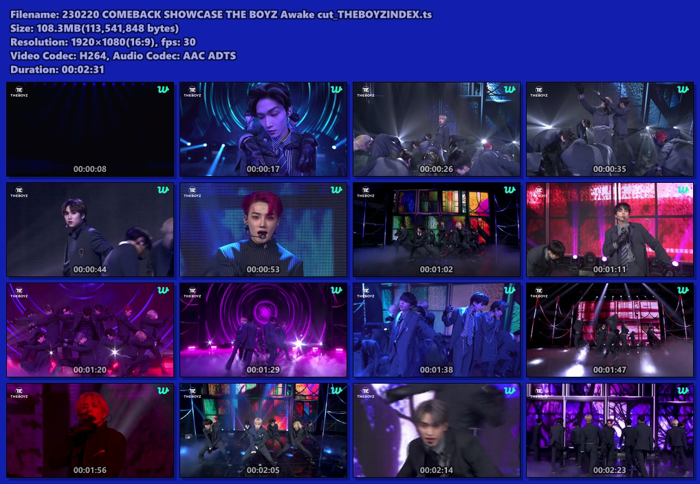 THE BOYZ 8TH MINI ALBUM [BE AWAKE] COMEBACK SHOWCASE