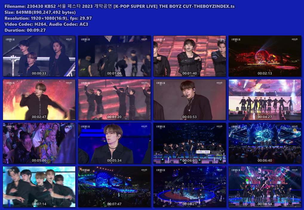 230430 KBS2 서울 페스타 2023 개막공연 [K-POP SUPER LIVE] THE BOYZ CUT