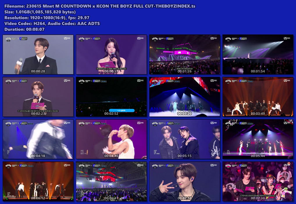 230615 Mnet M COUNTDOWN x KCON THE BOYZ CUT