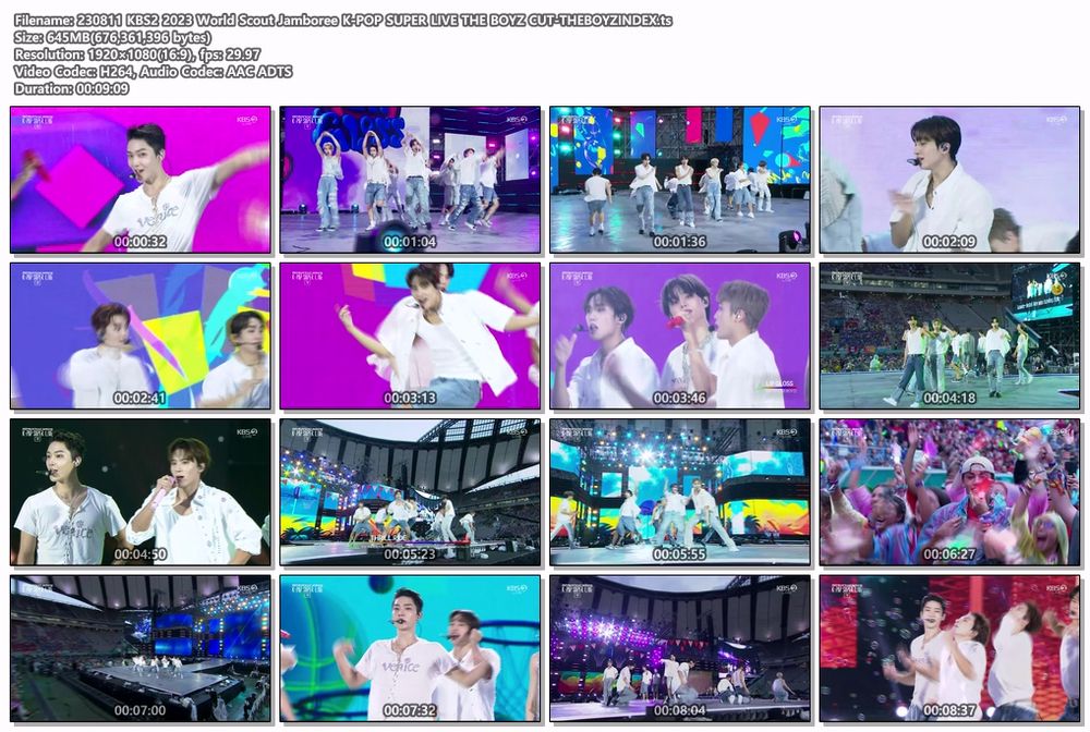 230811 KBS2 2023 World Scout Jamboree K-POP SUPER LIVE THE BOYZ CUT