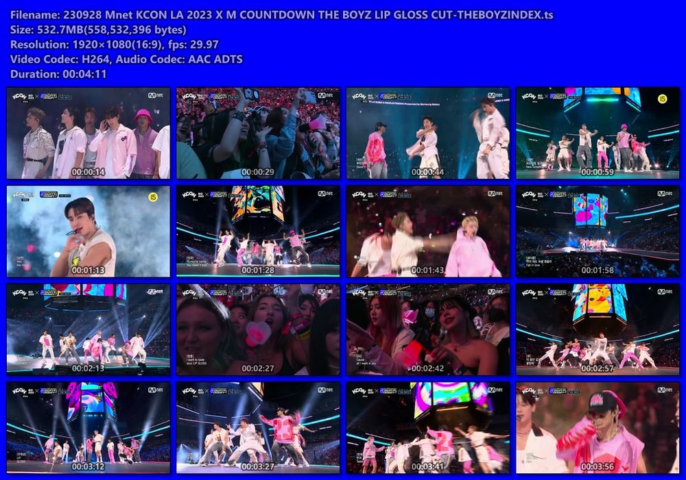 230928 Mnet KCON LA 2023 X M COUNTDOWN THE BOYZ CUT